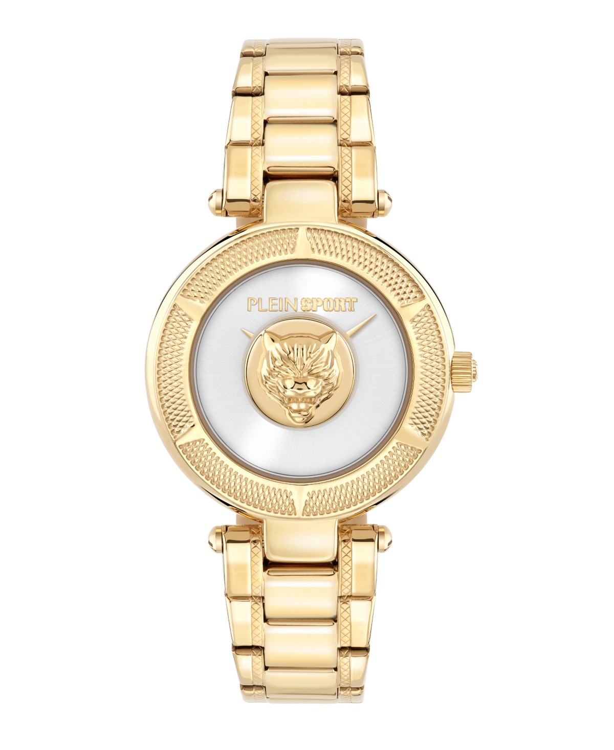 Click here for Plein Sport Womens Opium 2 Hand Quartz Ip Yellow G... prices