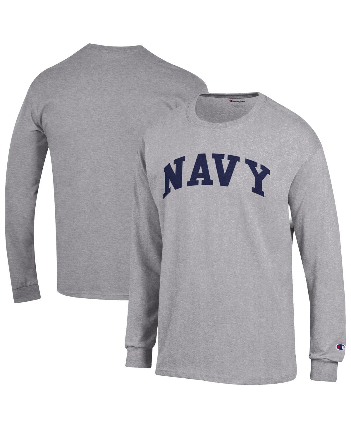 Click here for Champion Mens Heather Gray Navy Midshipmen Basic A... prices