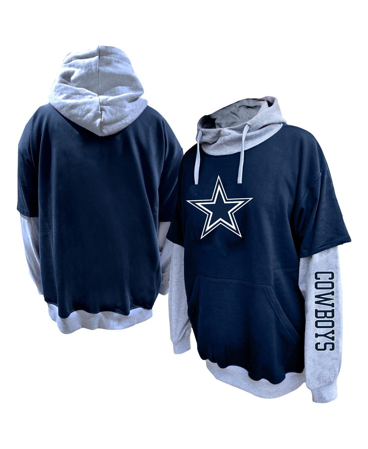 Click here for Fanatics Mens Navy/Heather Gray Dallas Cowboys Big... prices