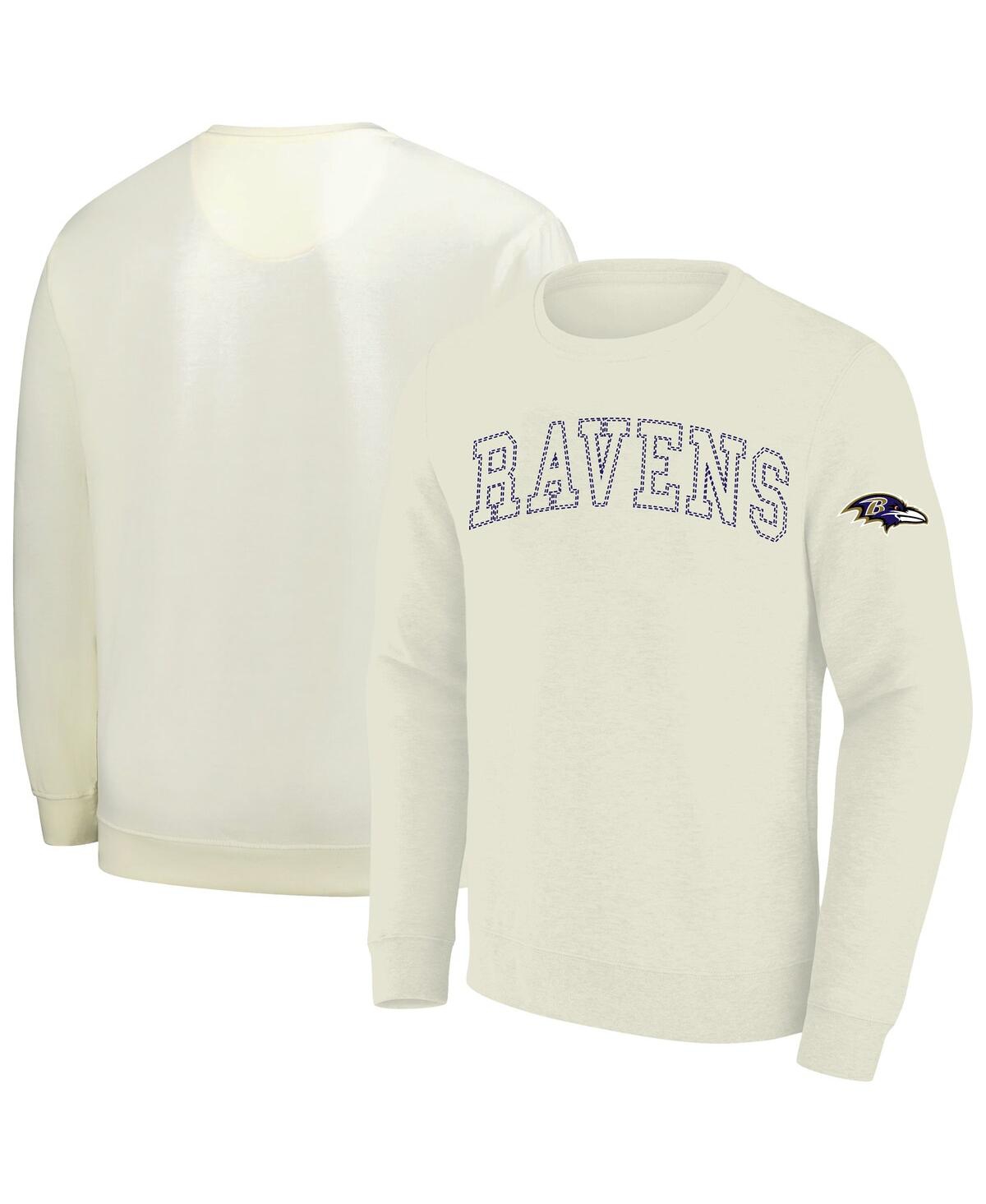 Click here for Profile Mens Cream Baltimore Ravens Big Tall Fleec... prices