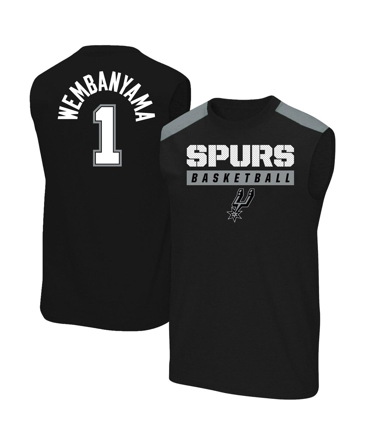 Click here for Profile Mens Victor Wembanyama Black San Antonio S... prices