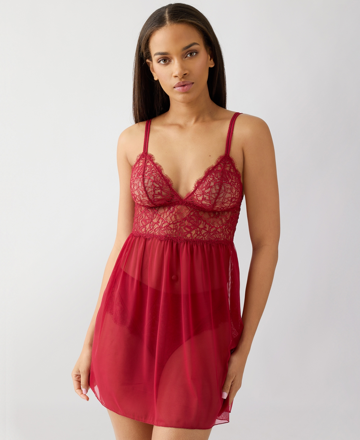 Click here for b.temptd by Wacoal Womens Its On Lace Chemise 9112... prices