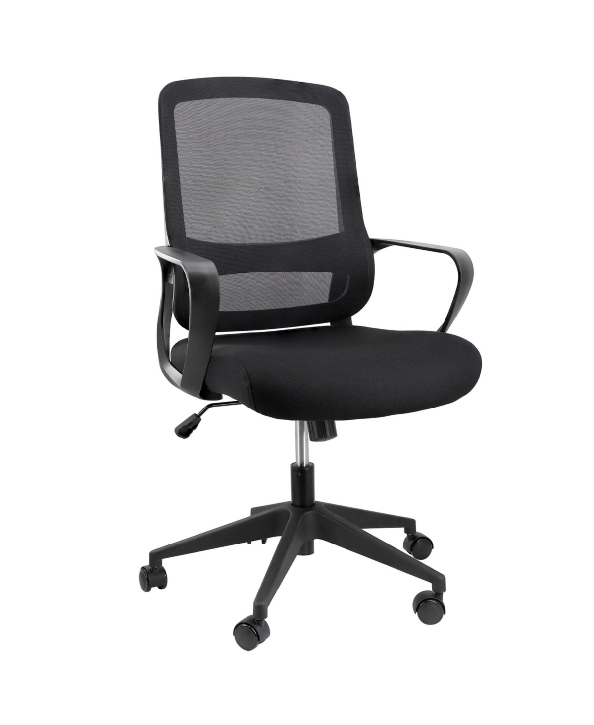 Click here for Elama Mid Back Adjustable Mesh and Fabric Office C... prices