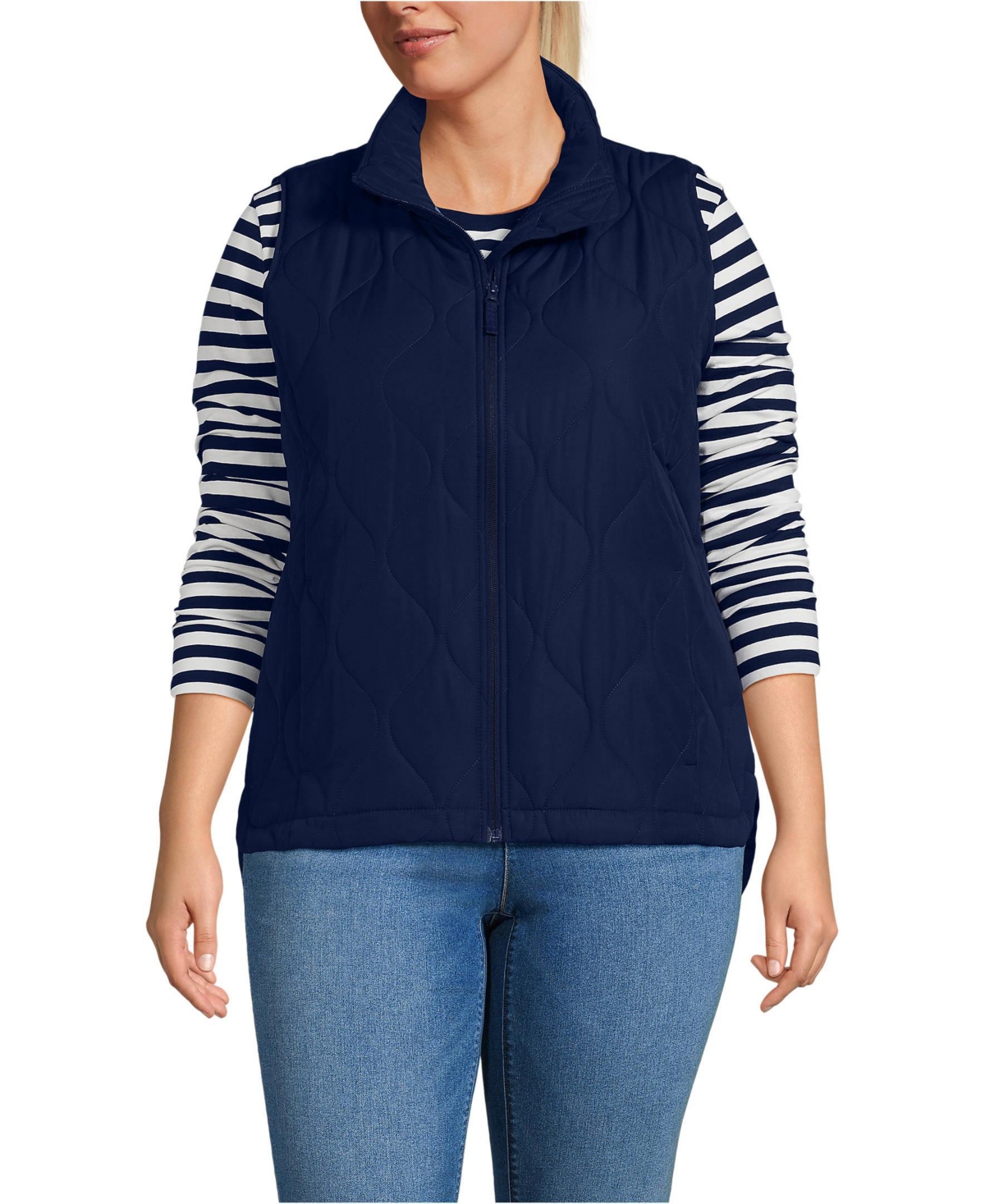 Click here for Lands End Plus Size FeatherFree Onion Quilted Insu... prices