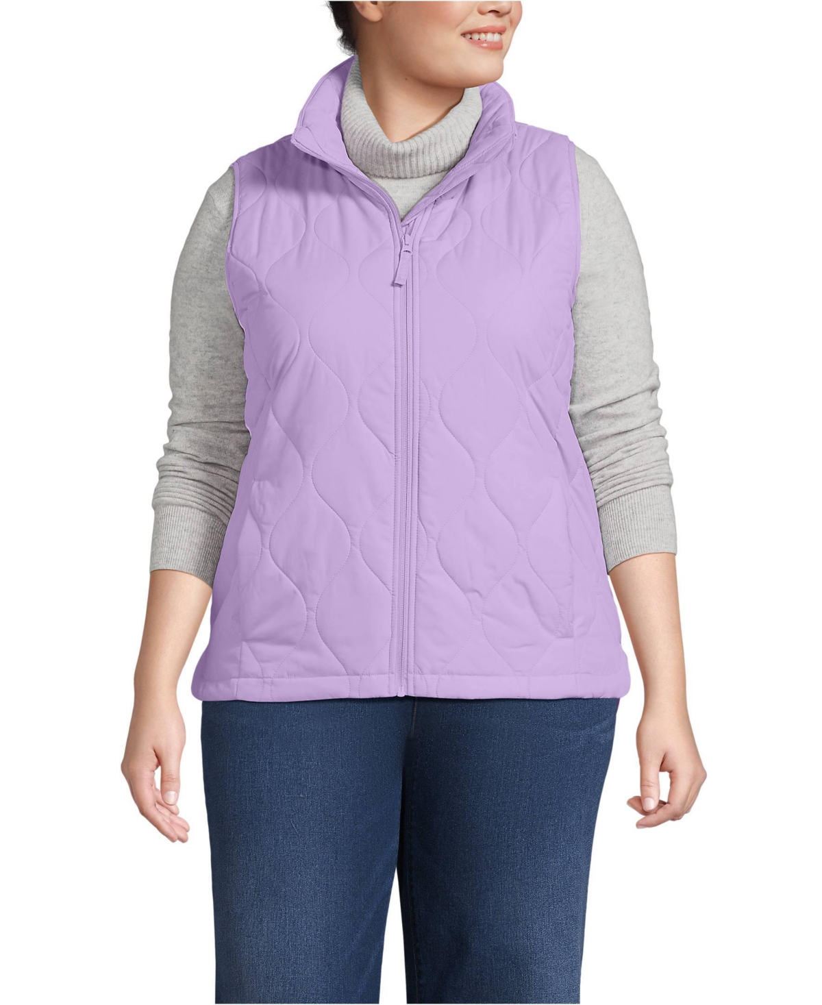Click here for Lands End Plus Size FeatherFree Onion Quilted Insu... prices