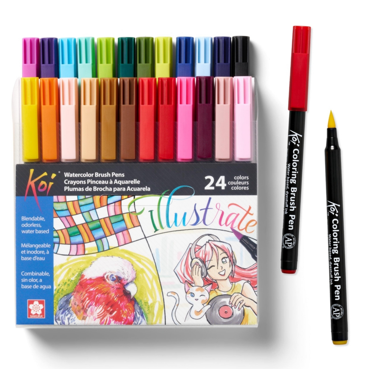 Click here for Sakura Koi Assorted Coloring Brush Pen Set - Assor... prices