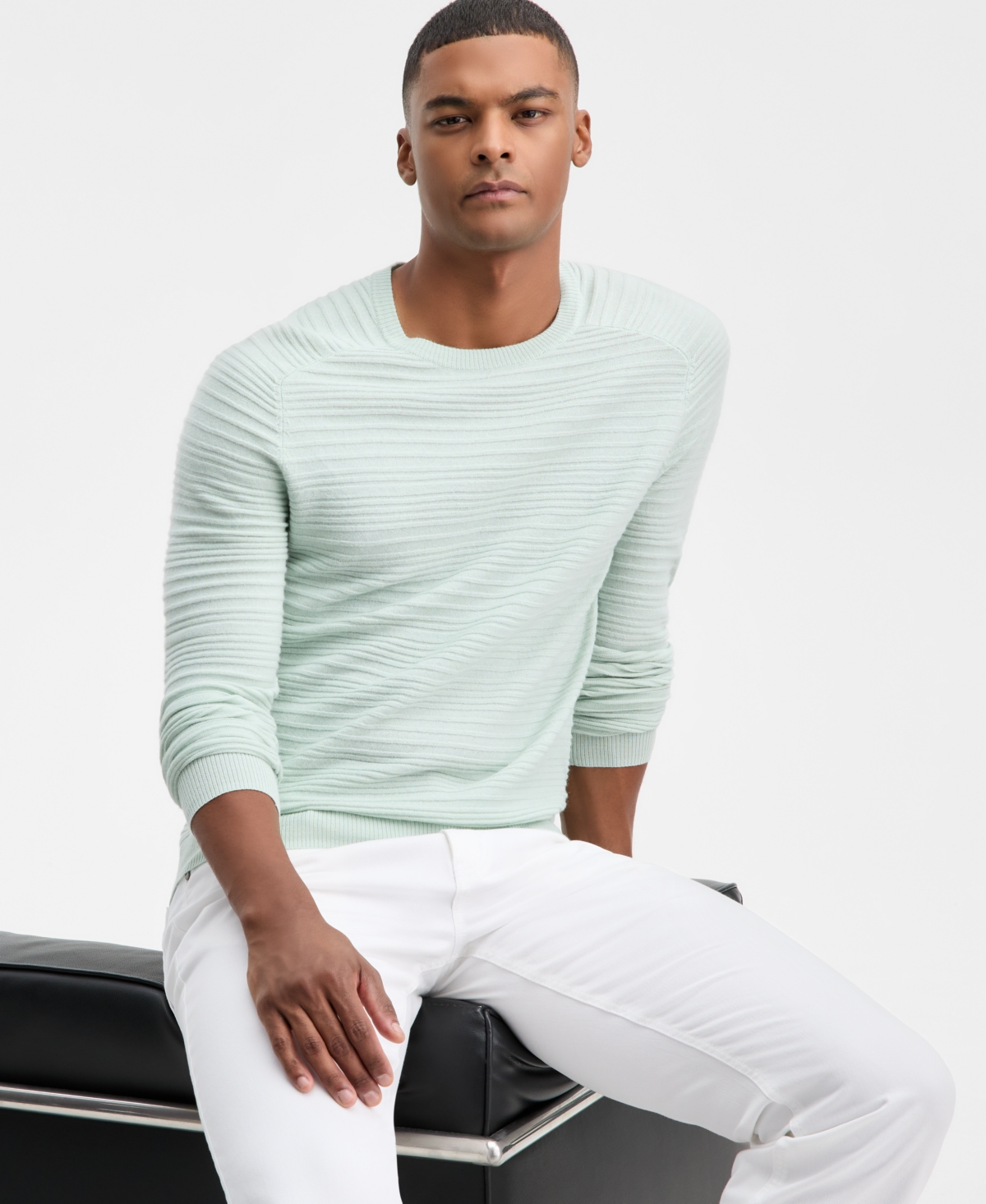 Click here for Alfani Mens Long-Sleeve Merino Exposed Raglan Text... prices