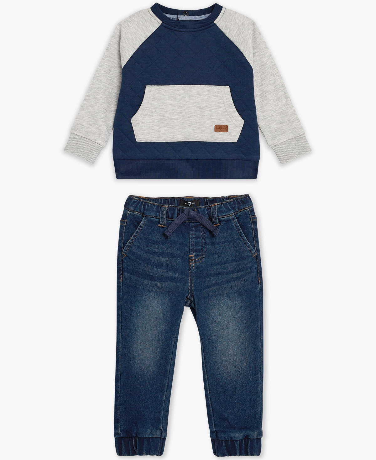 Click here for 7 For All Mankind Baby Boys 2-Piece Long Sleeve Sw... prices