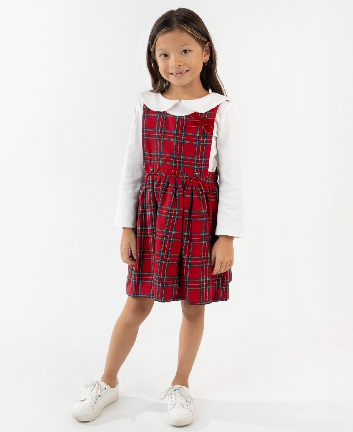Click here for Rare Editions Girls 2T-6X 2-Piece Checkered Jumper... prices