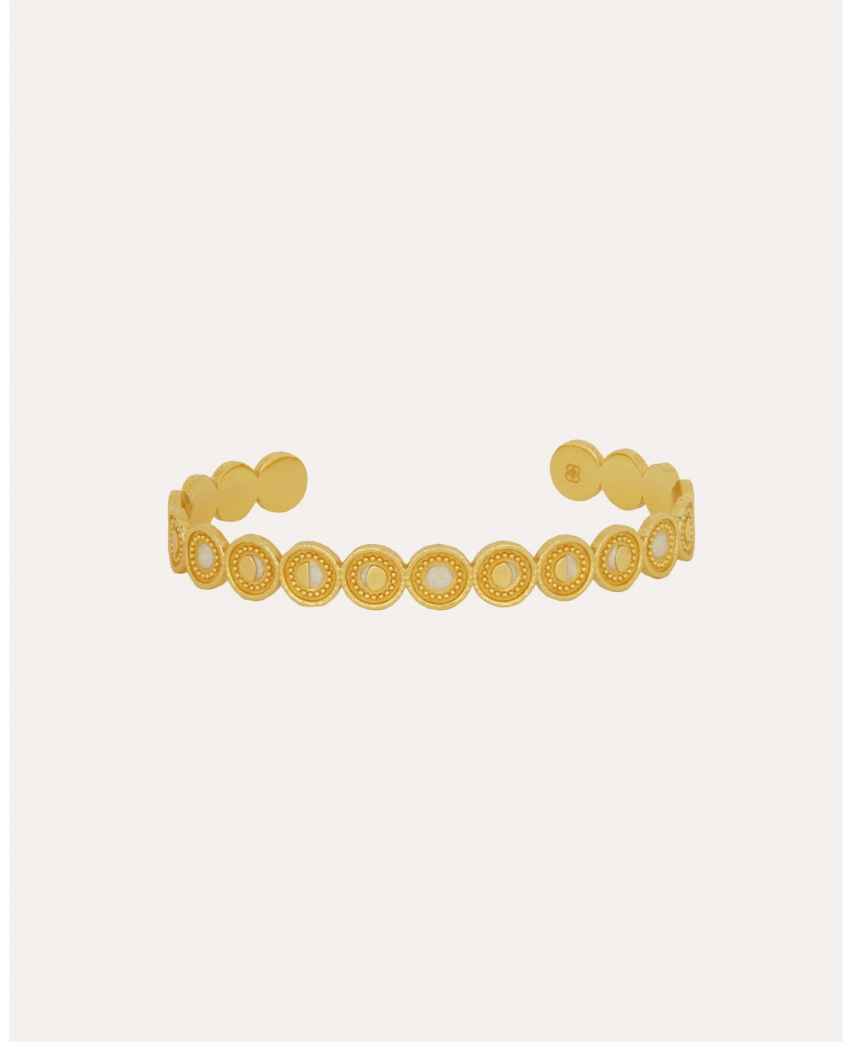 Click here for Ottoman Hands Moon Bangle - Gold prices