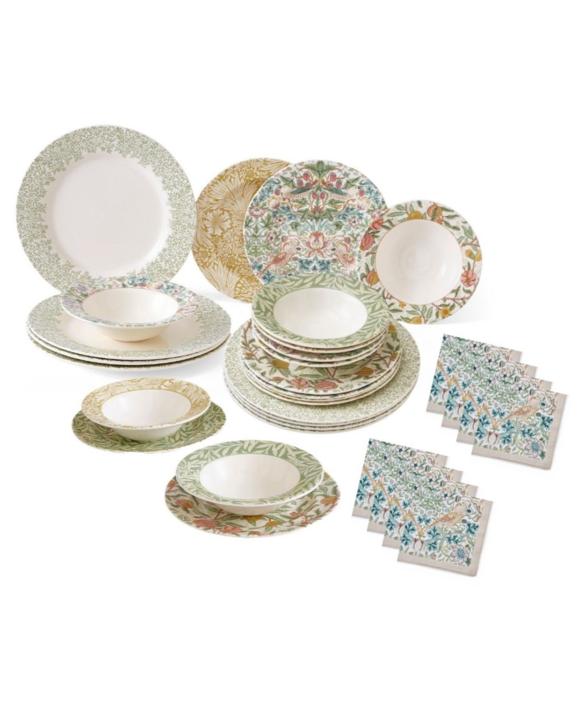 Click here for Spode Morris & Co. 32-Pc. Dinnerware Set  Service... prices