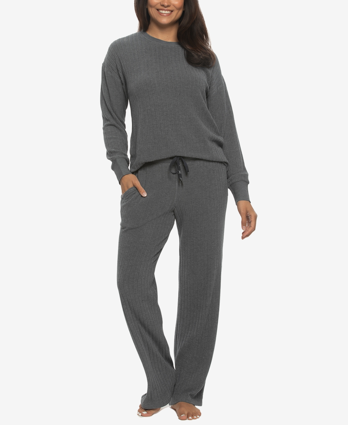 Click here for Felina Womens Regular Serena Crew Neck Pullover Br... prices