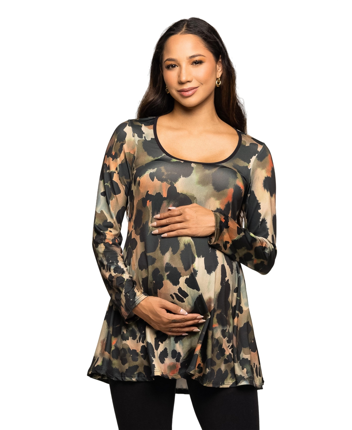 Click here for 24seven Comfort Apparel Womens Maternity Long Slee... prices