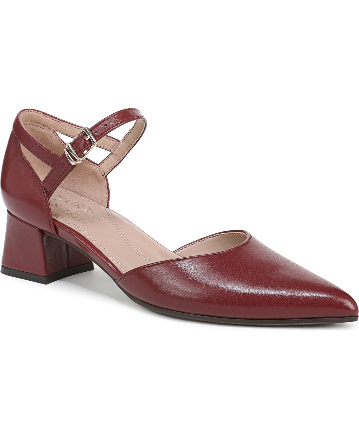 Click here for Naturalizer Womens Maddox Block Heel Ankle Strap P... prices