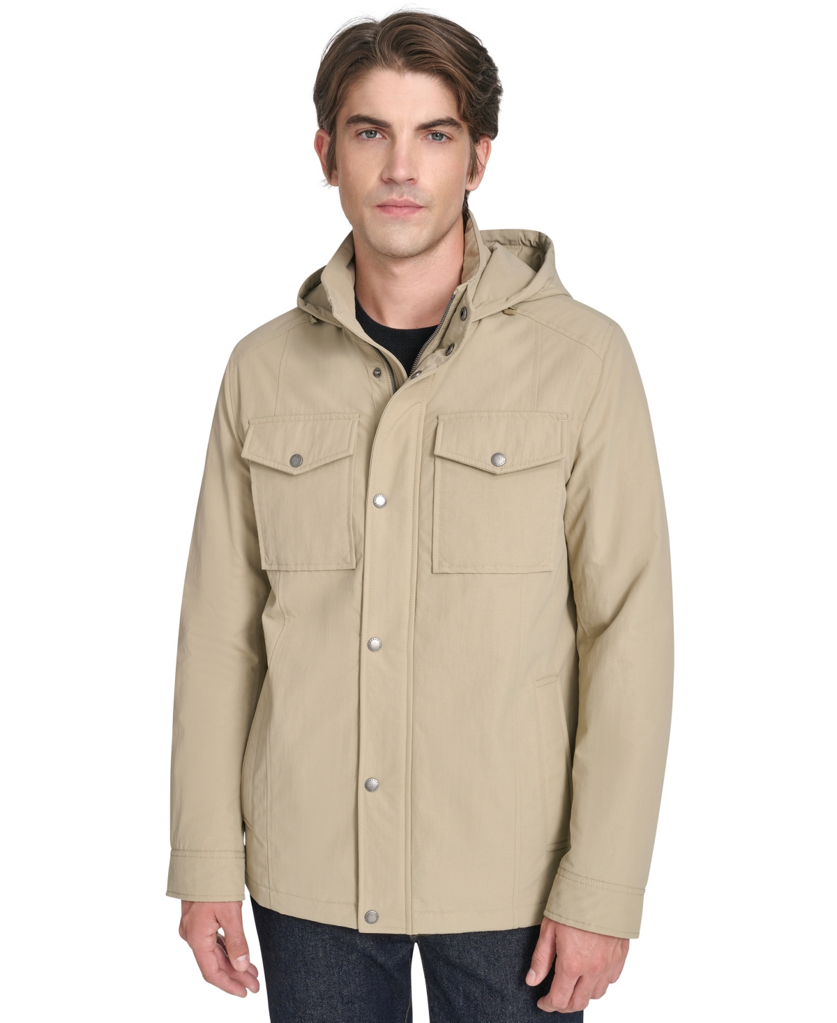 Click here for Cole Haan Mens Cotton-Touch Nylon Field Jacket - K... prices