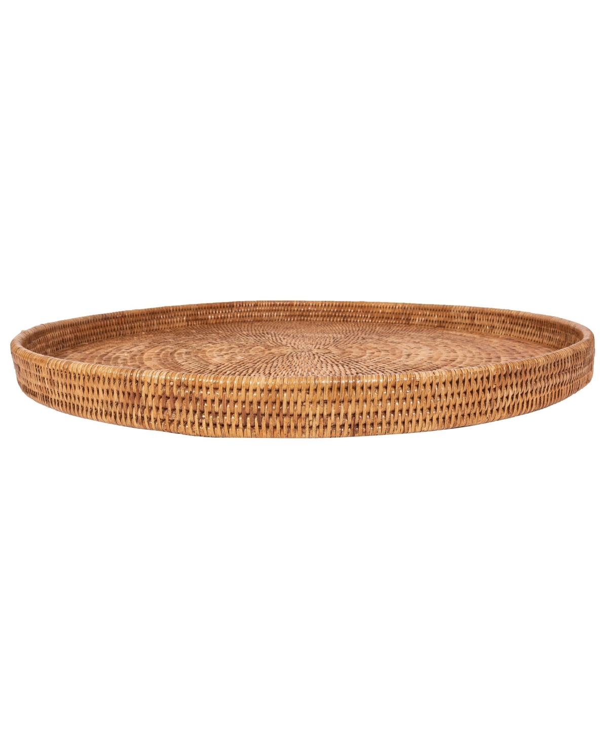 Click here for Artifacts Rattan Round Tray 32" - Honey brown prices