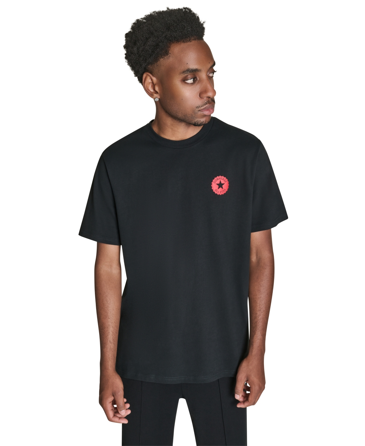 Click here for Converse Mens Coca Cola Logo Pull-On T-Shirt - Bla... prices