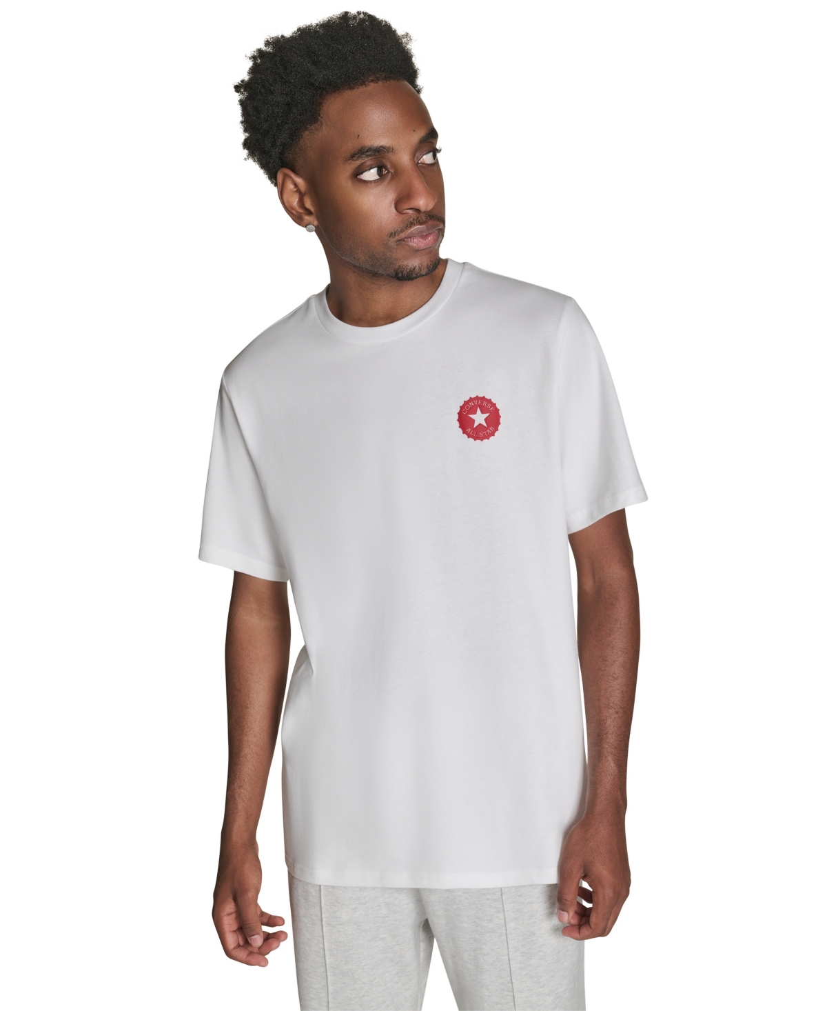 Click here for Converse Mens Coca Cola Logo Pull-On T-Shirt - Whi... prices