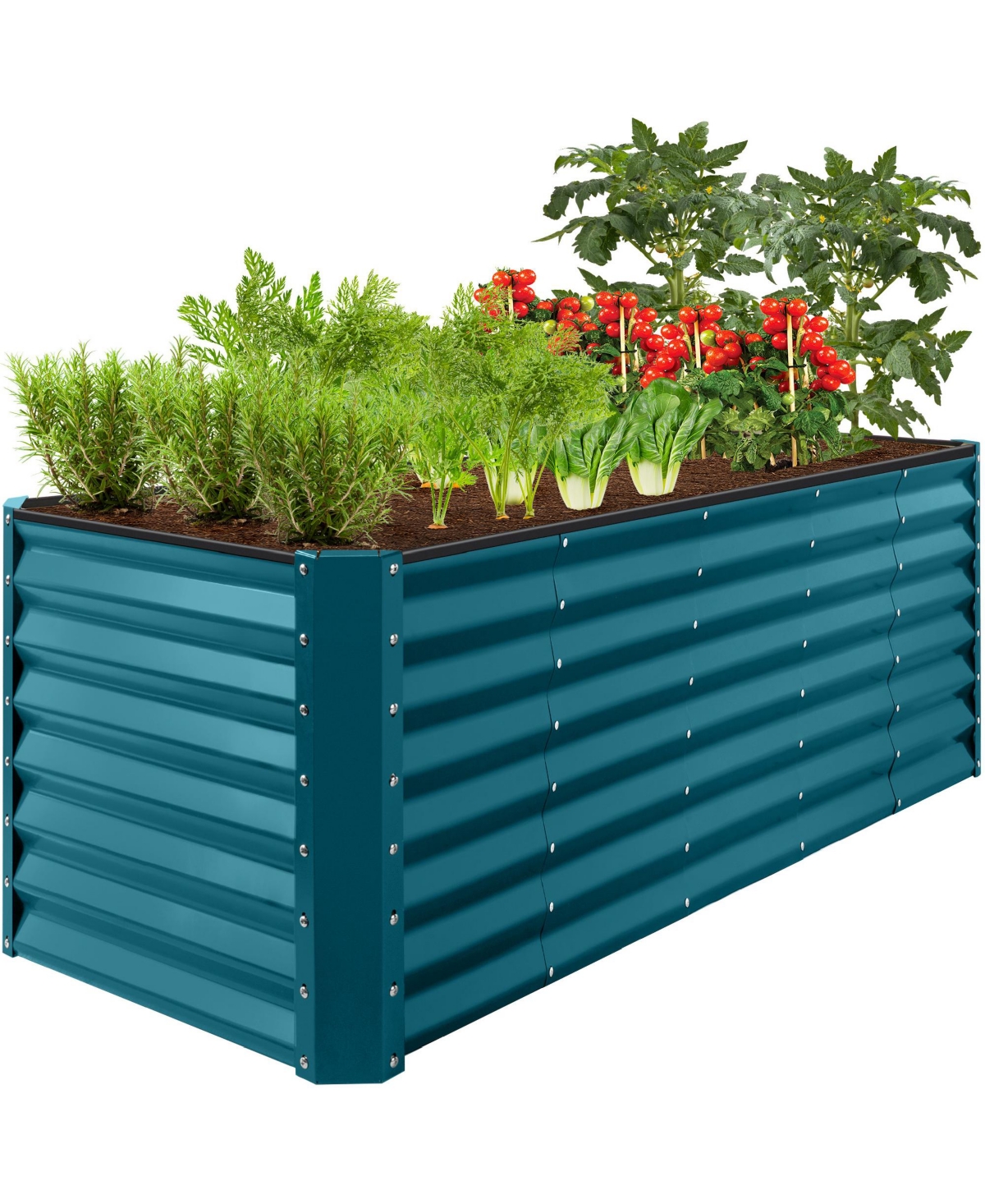Click here for Best Choice Products 8x2x2ft Outdoor Metal Raised... prices