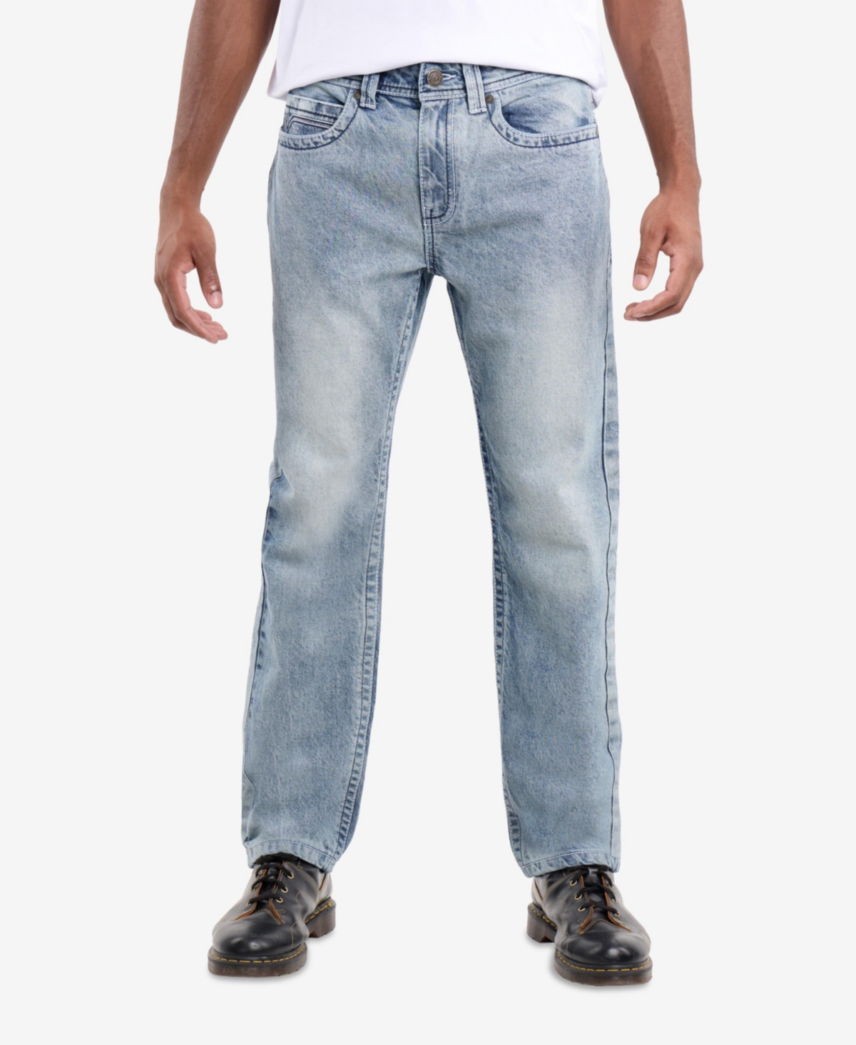 Click here for Cultura Mens Saddle Stitch Roman Fit Denim Jeans -... prices