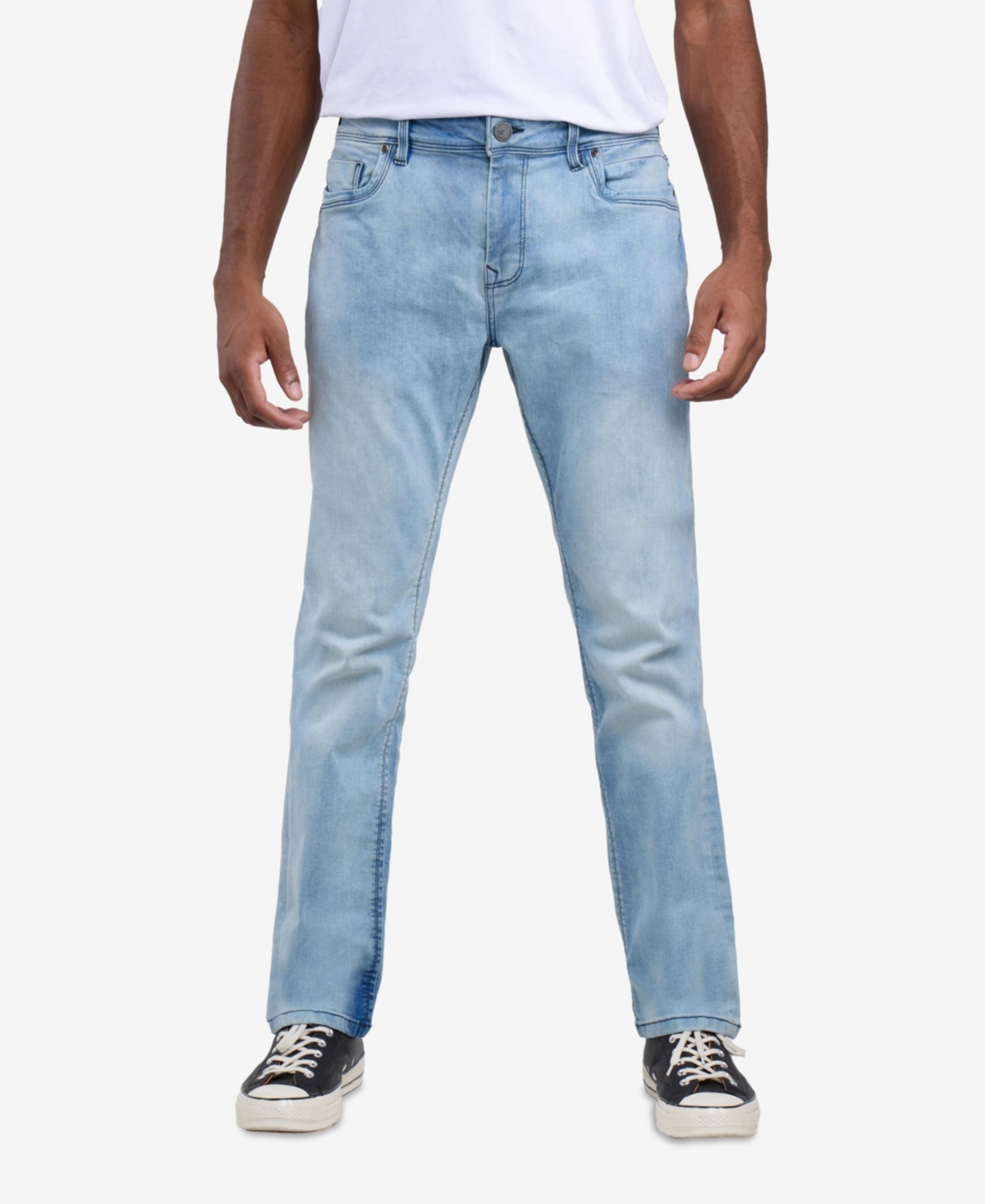 Click here for Xray Mens Supersoft Slim Fit Denim Jeans - Light b... prices