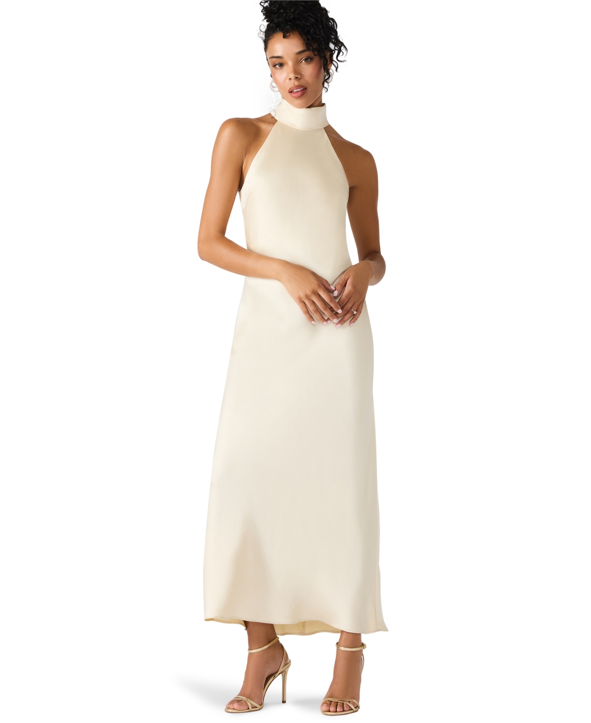 Click here for Steve Madden Womens Lara Satin Maxi Dress - Marshm... prices
