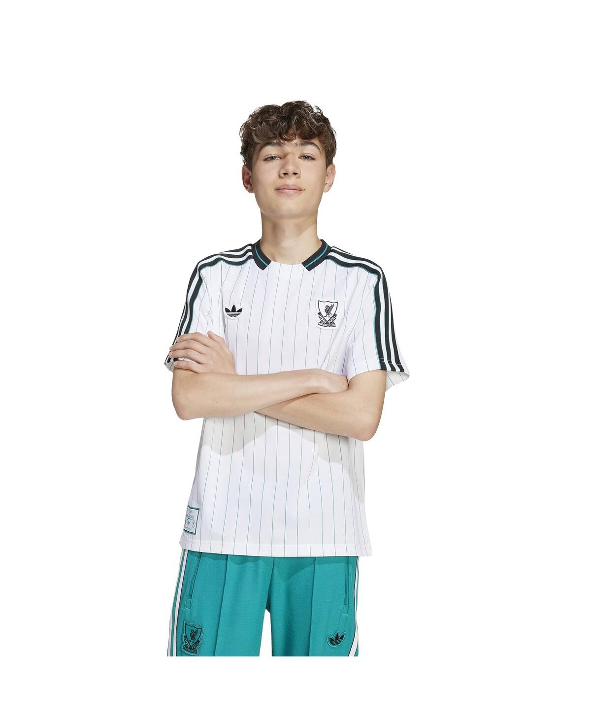 Click here for Adidas Big Boys and Girls White Liverpool Terrace... prices