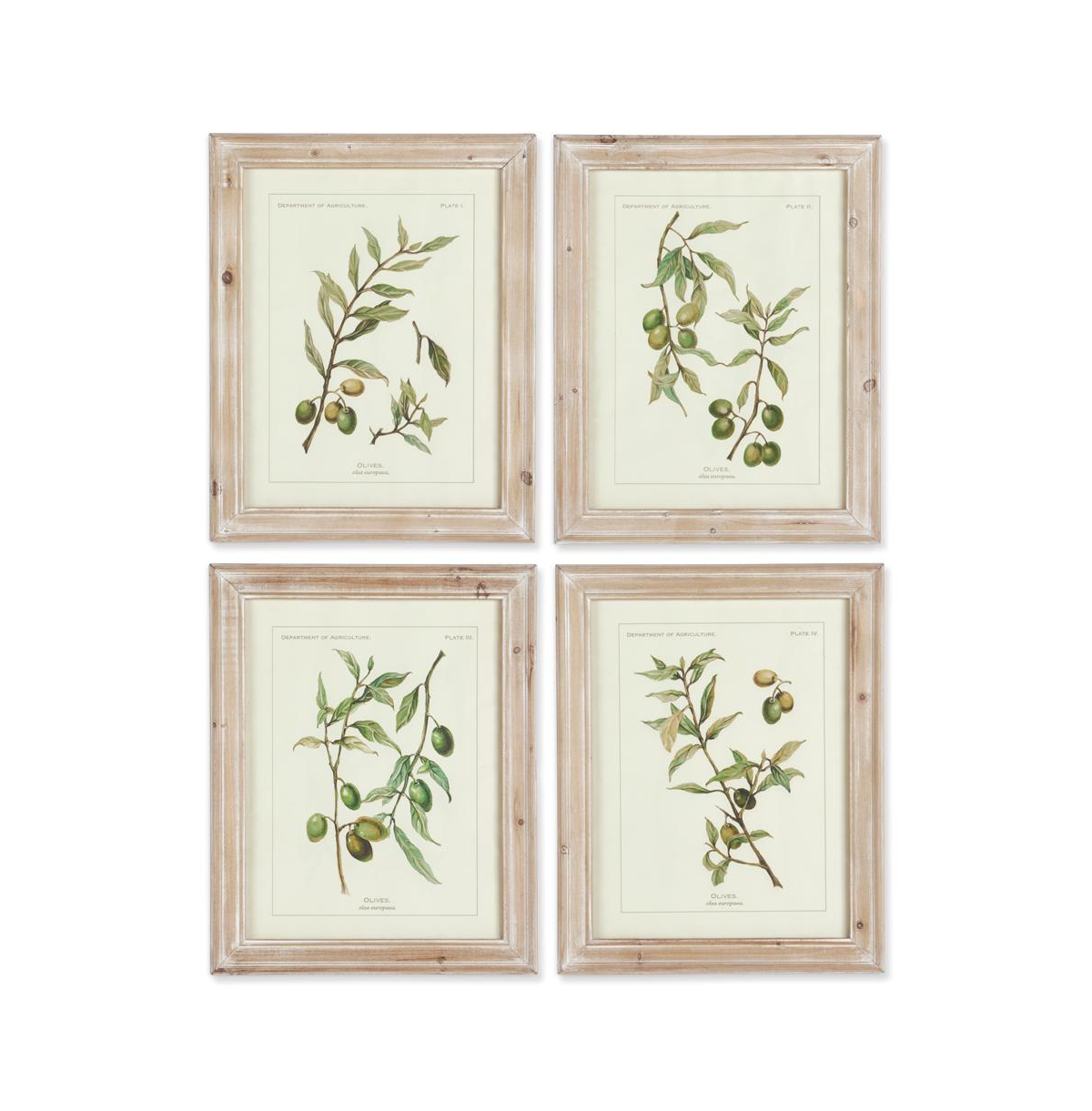 Click here for Framed Olive Leaf Botanical Prints Set of 4 - Beig... prices