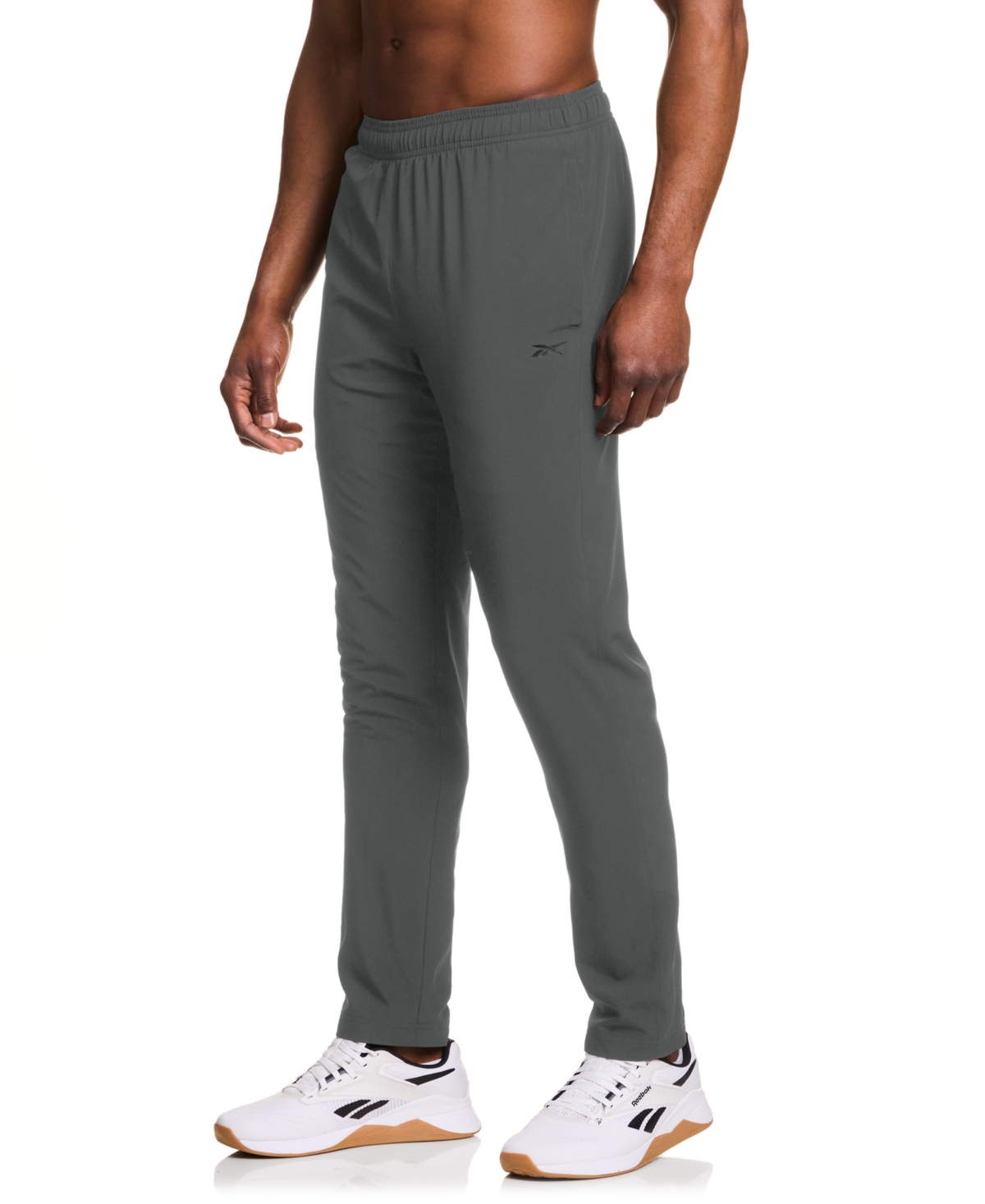 Click here for Reebok Mens Woven Logo Track Pants - Gray 4 prices