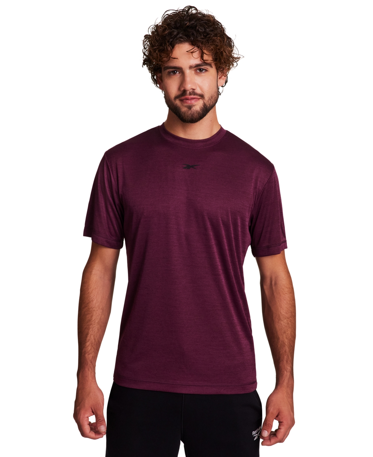 Click here for Reebok Mens Tech Regular-Fit Logo T-Shirt - Black... prices