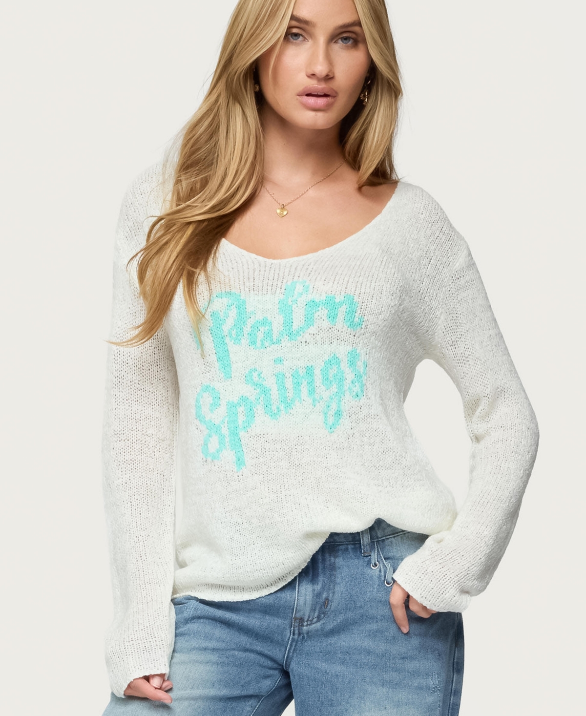 Click here for Edikted Womens Palm Springs Light Knit Sweater - C... prices