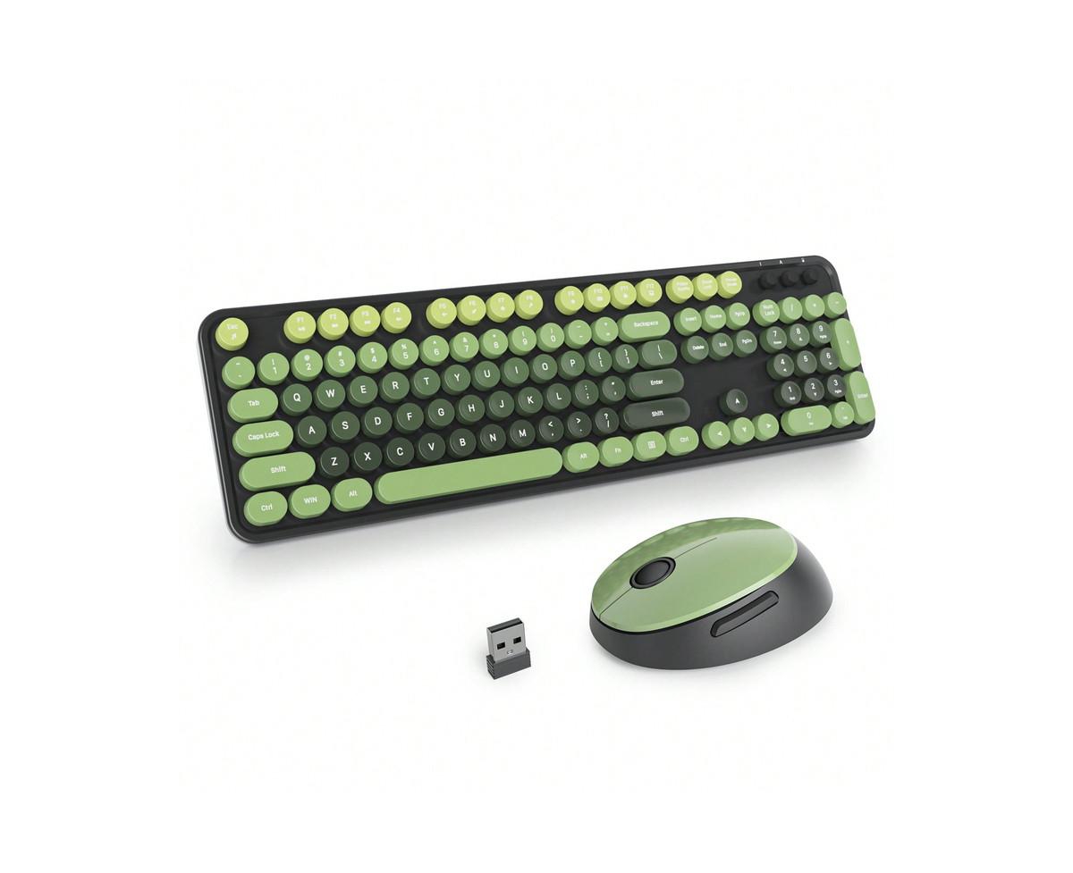 Click here for risokeys Wireless Keyboard And Mouse Set - Cute Ke... prices