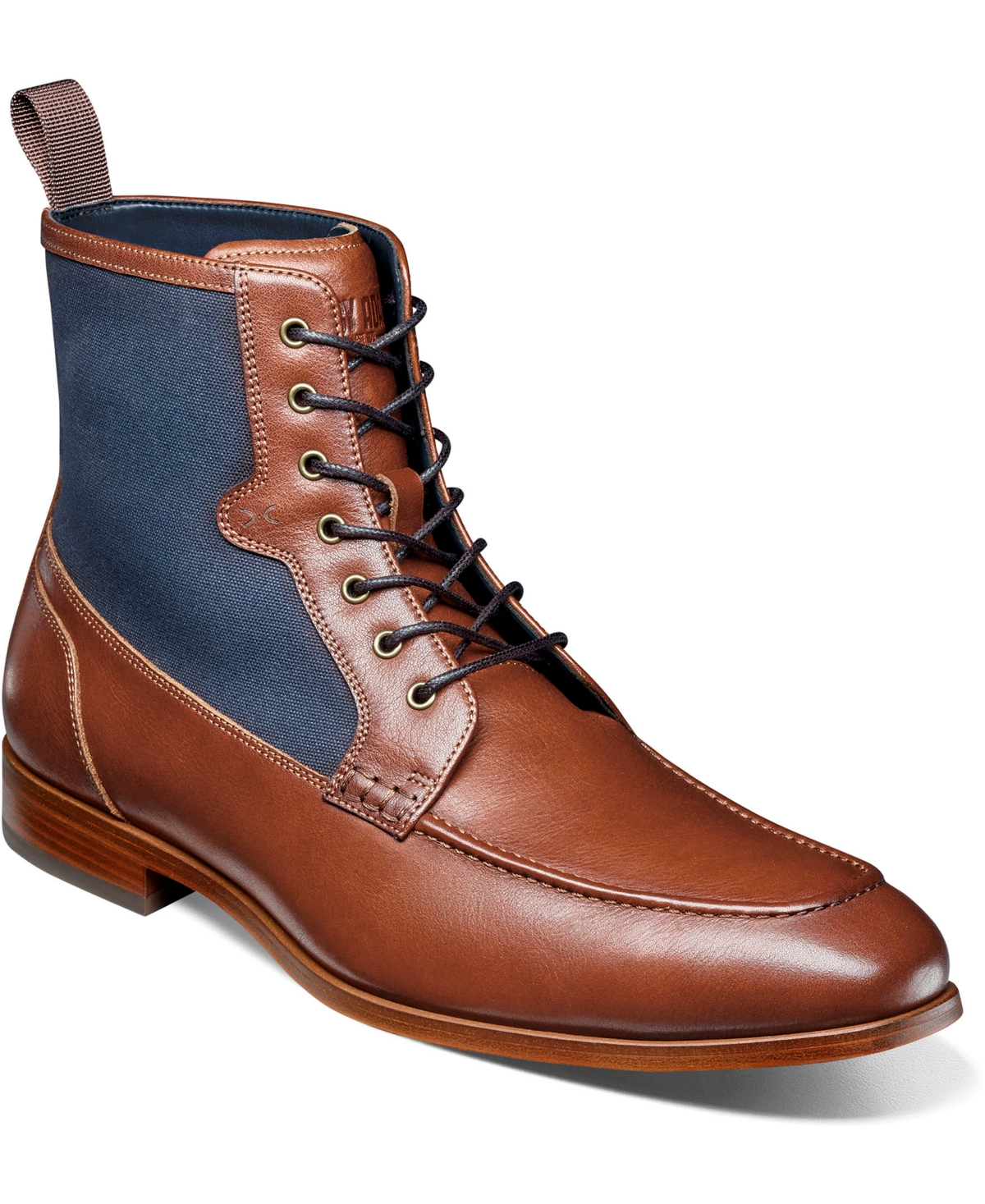 Click here for Stacy Adams Mens Brumley Round Toe Lace Boots - Ta... prices