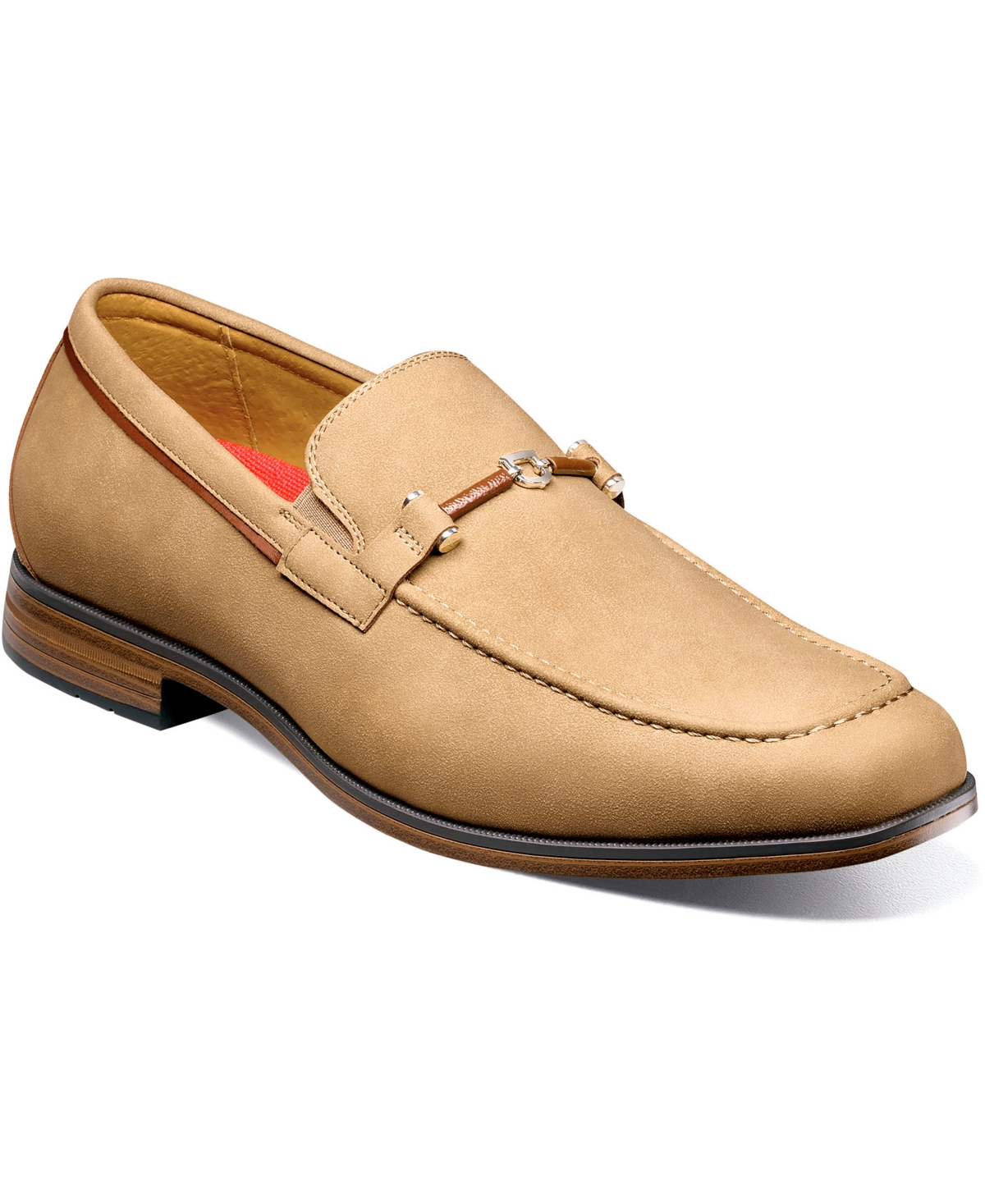 Click here for Stacy Adams Mens Richardson Almond Toe Bit Slip-On... prices