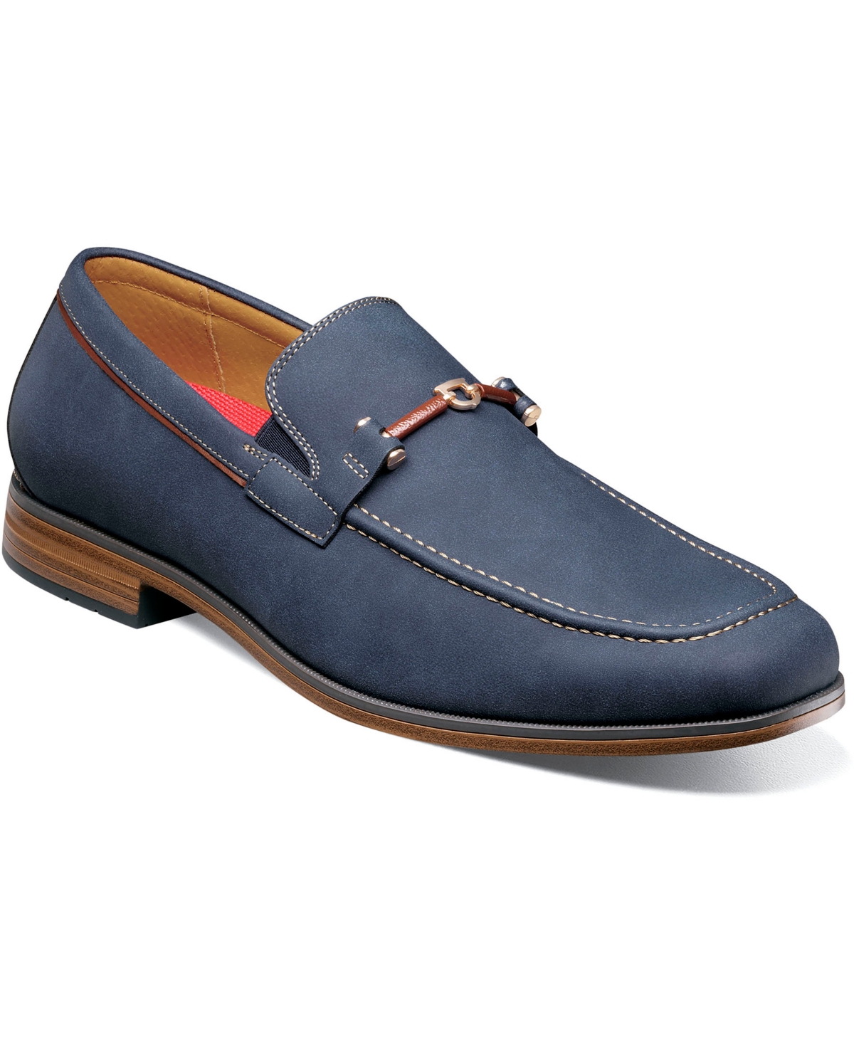 Click here for Stacy Adams Mens Richardson Almond Toe Bit Slip-On... prices