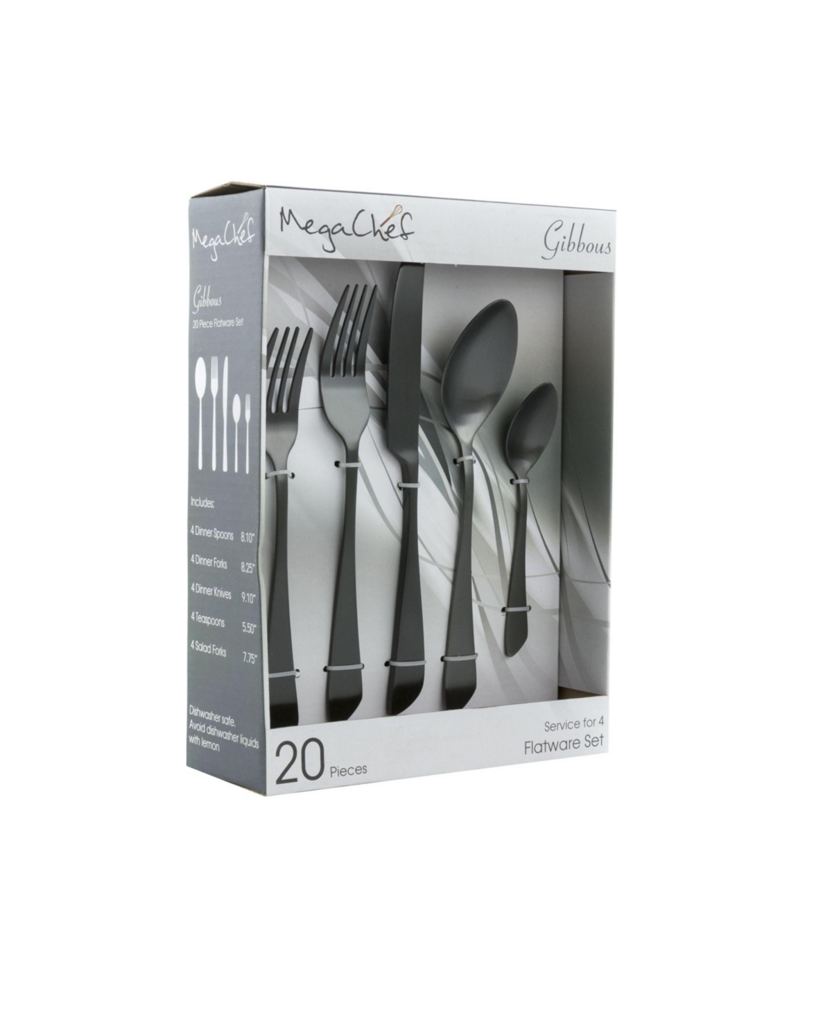 Click here for MegaChef Gibbous 20 Piece Flatware Utensil Set  St... prices