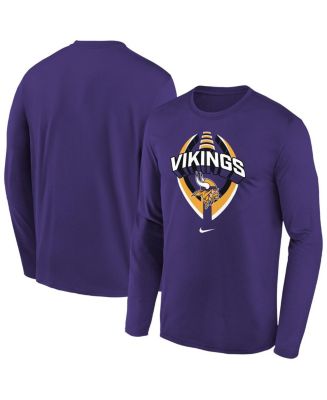 Nike Big Boys and Girls Purple Minnesota Vikings Primetime Legend Icon ...