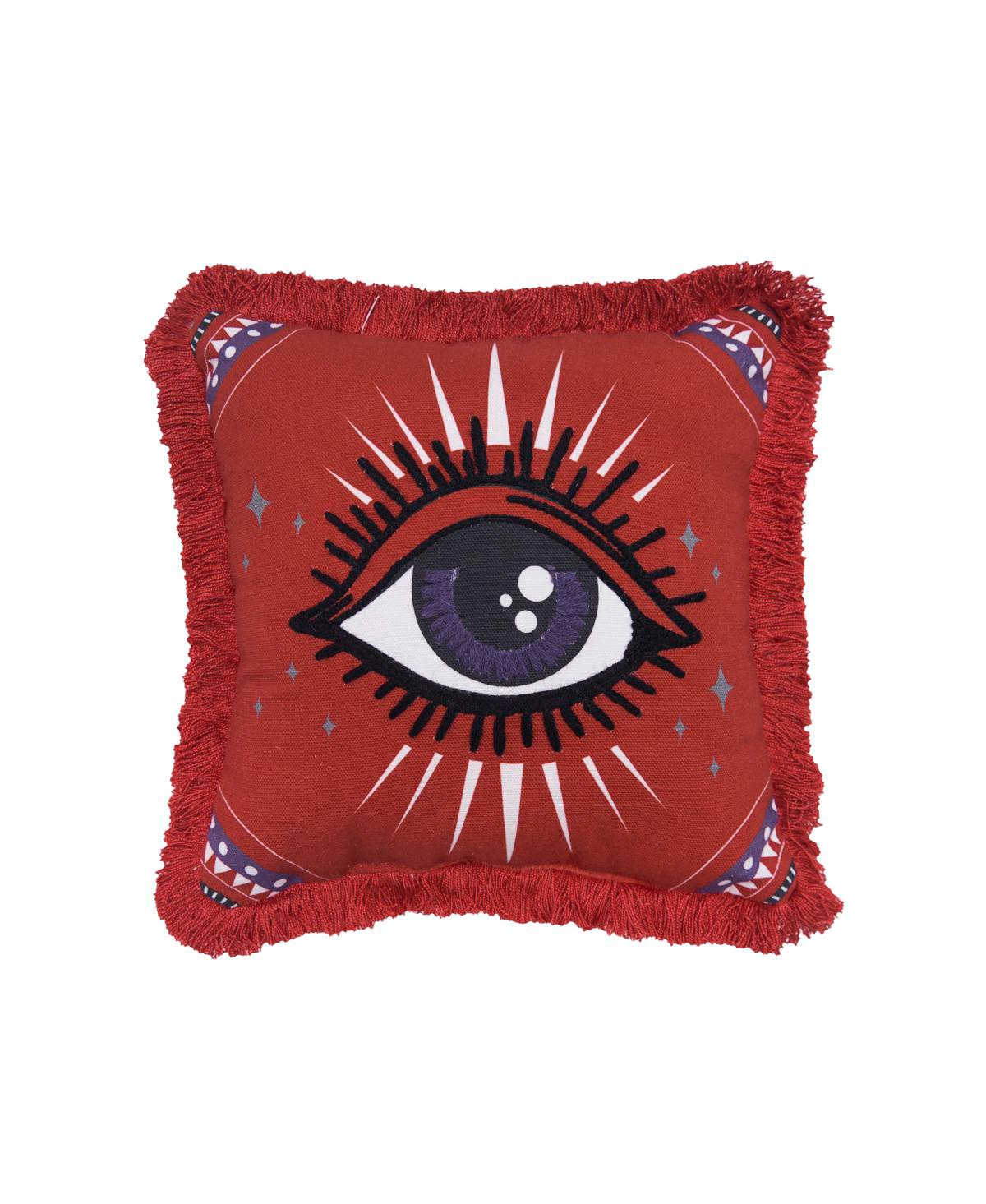 Click here for Mystical Eye Cotton Blend Mini Halloween Accent Pi... prices