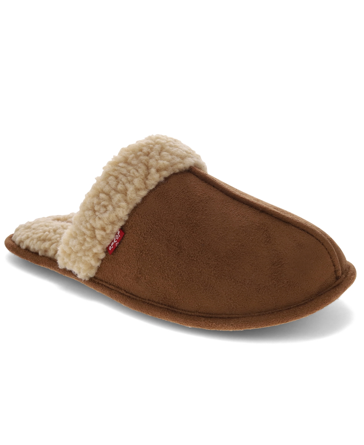 Click here for Levis Mens Brixton Round Toe Slippers - Brown prices
