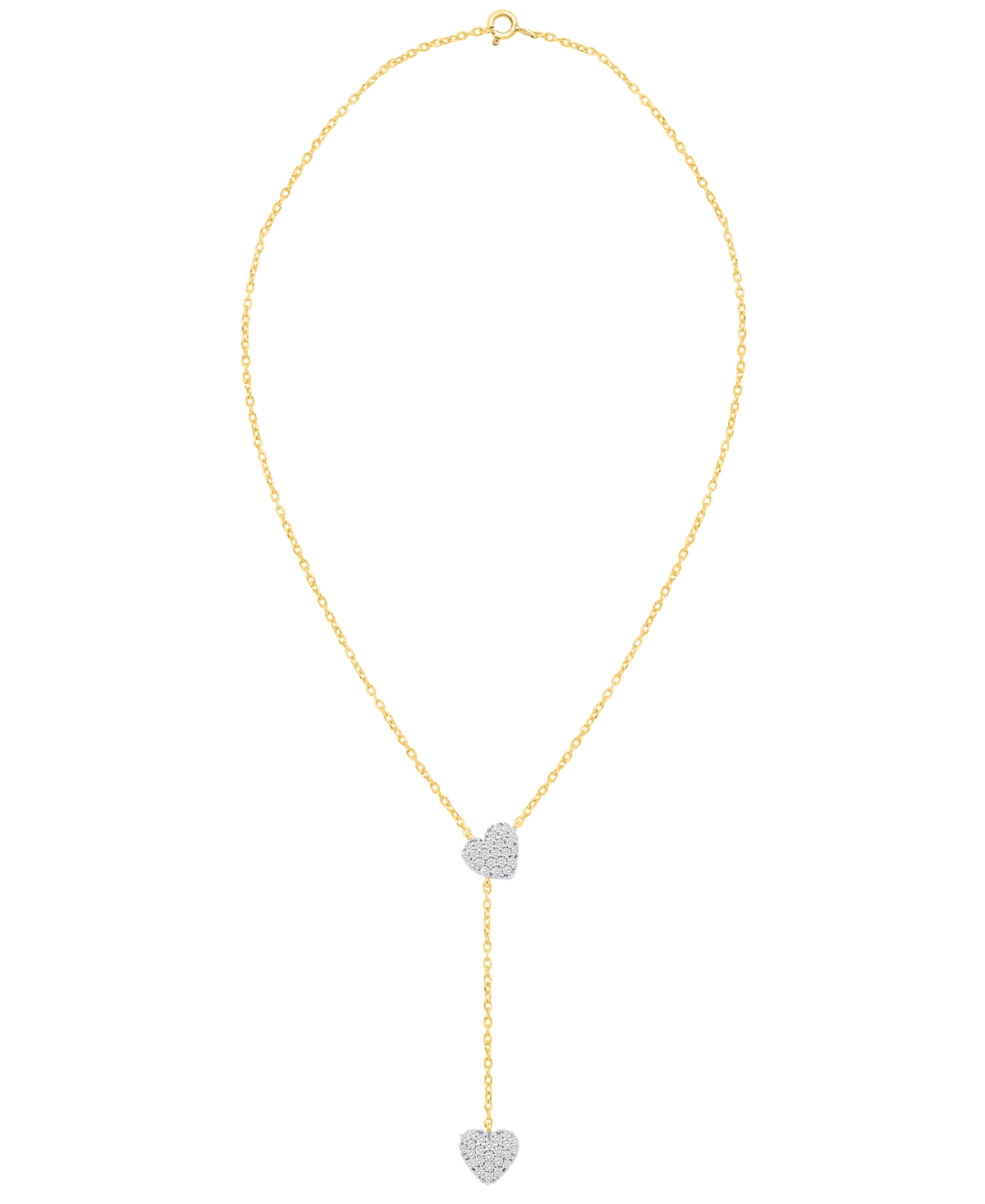 Click here for Macys White Diamond Necklace (1/4 ct. t.w.) in 14K... prices