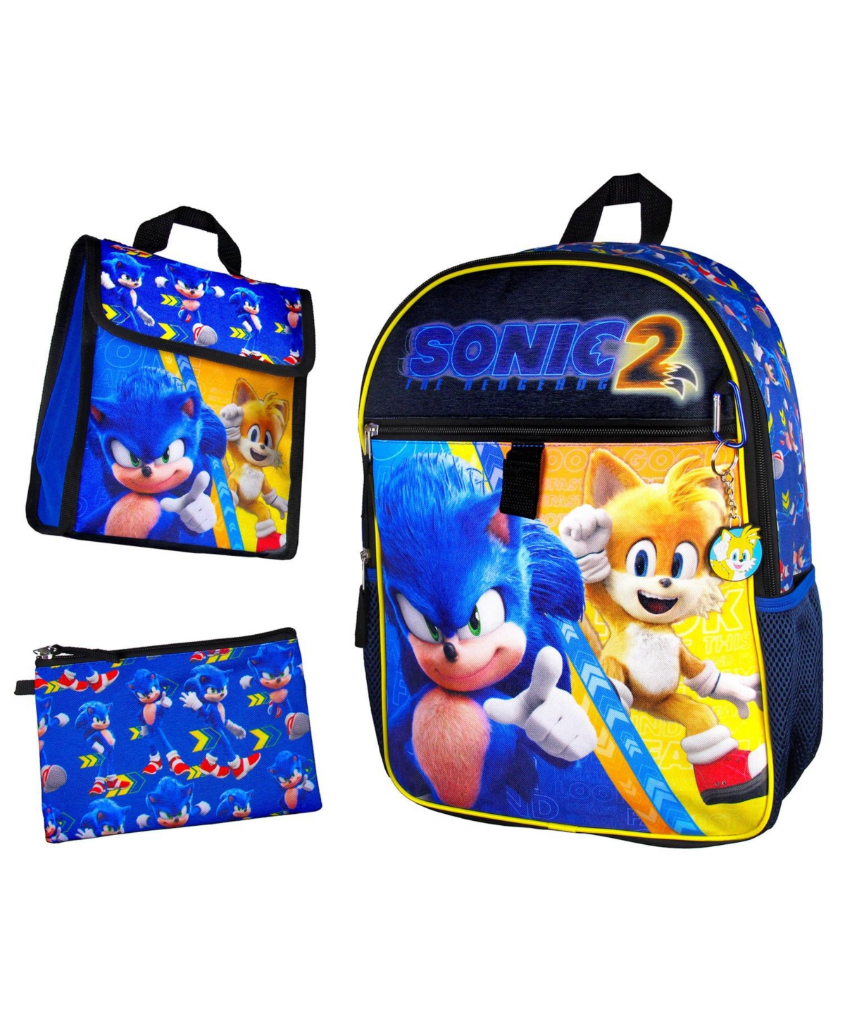 Click here for Sonic the Hedgehog 2 Movie Sonic Tails 16" Ba... prices
