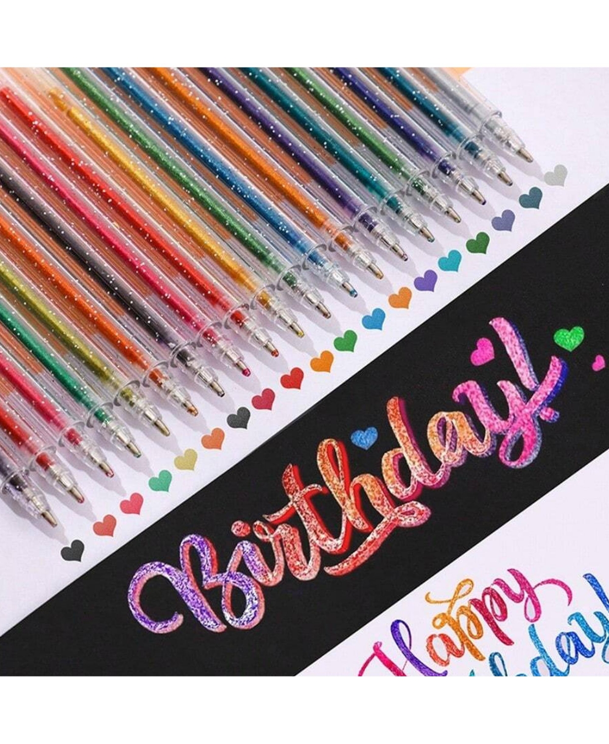 Click here for Htutwoo 48 Colors Colorful Metallic Gel Pens  Spar... prices
