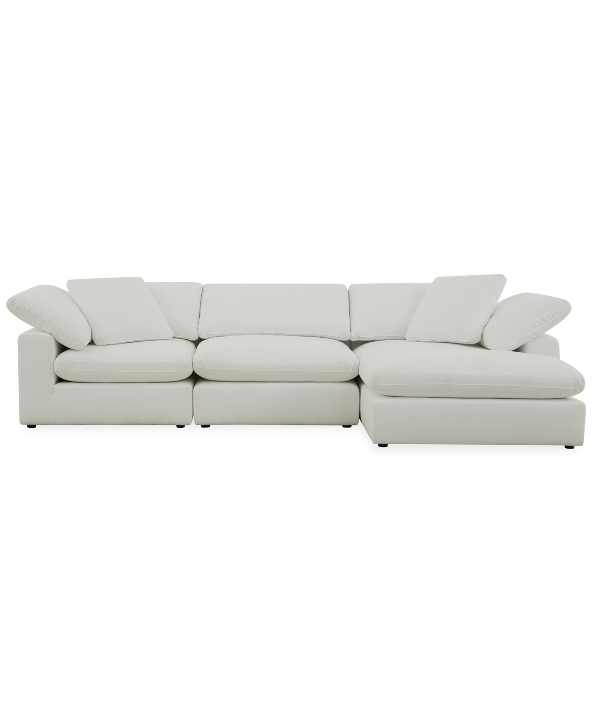 Click here for Furniture Fog 3-Pc. Fabric Chaise Sectional Sofa S... prices