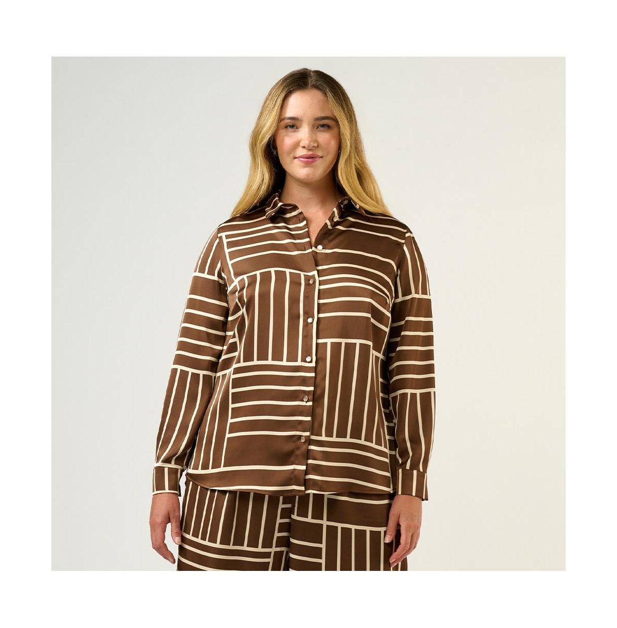 Estelle Plus Josie Printed Shirt