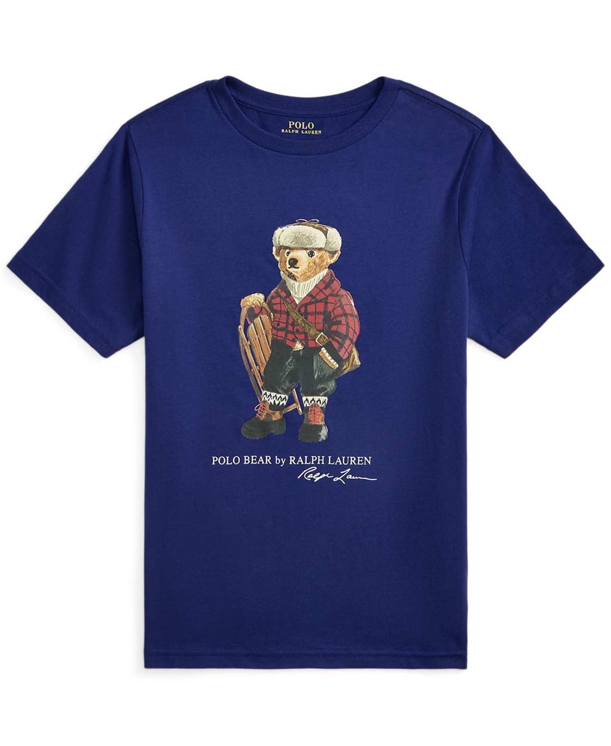 Click here for Polo Ralph Lauren Big Boys Polo Bear Cotton Jersey... prices
