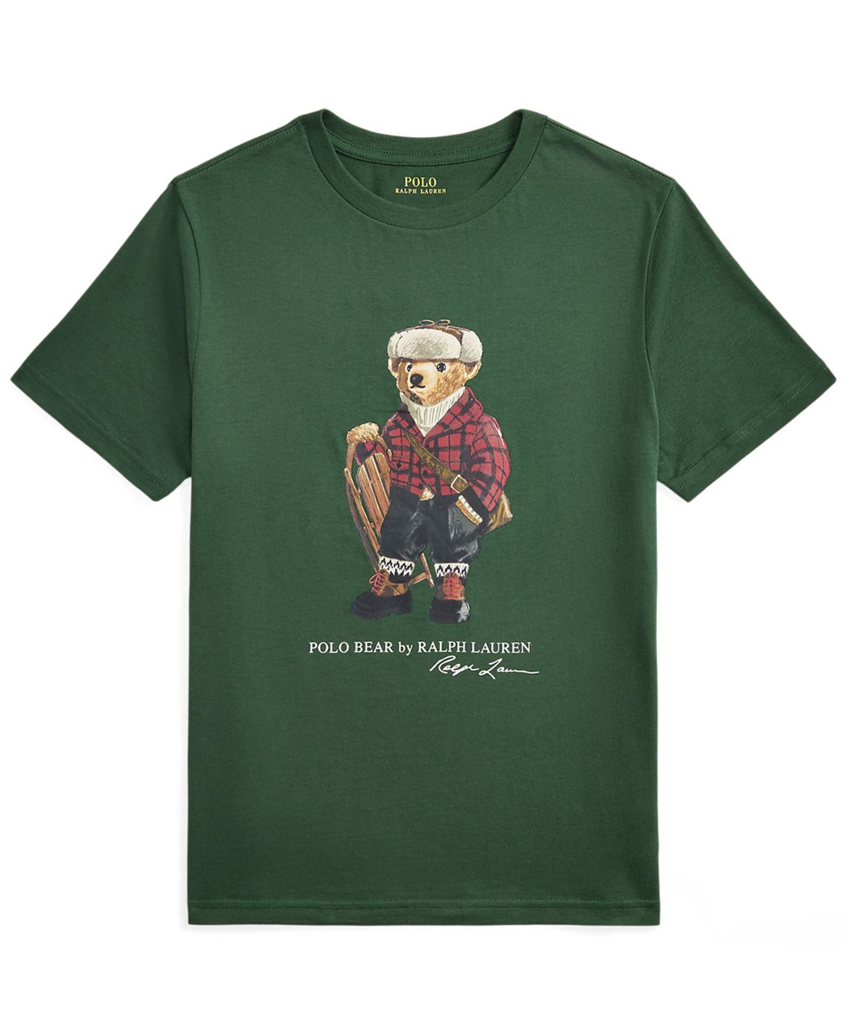Click here for Polo Ralph Lauren Big Boys Polo Bear Cotton Jersey... prices