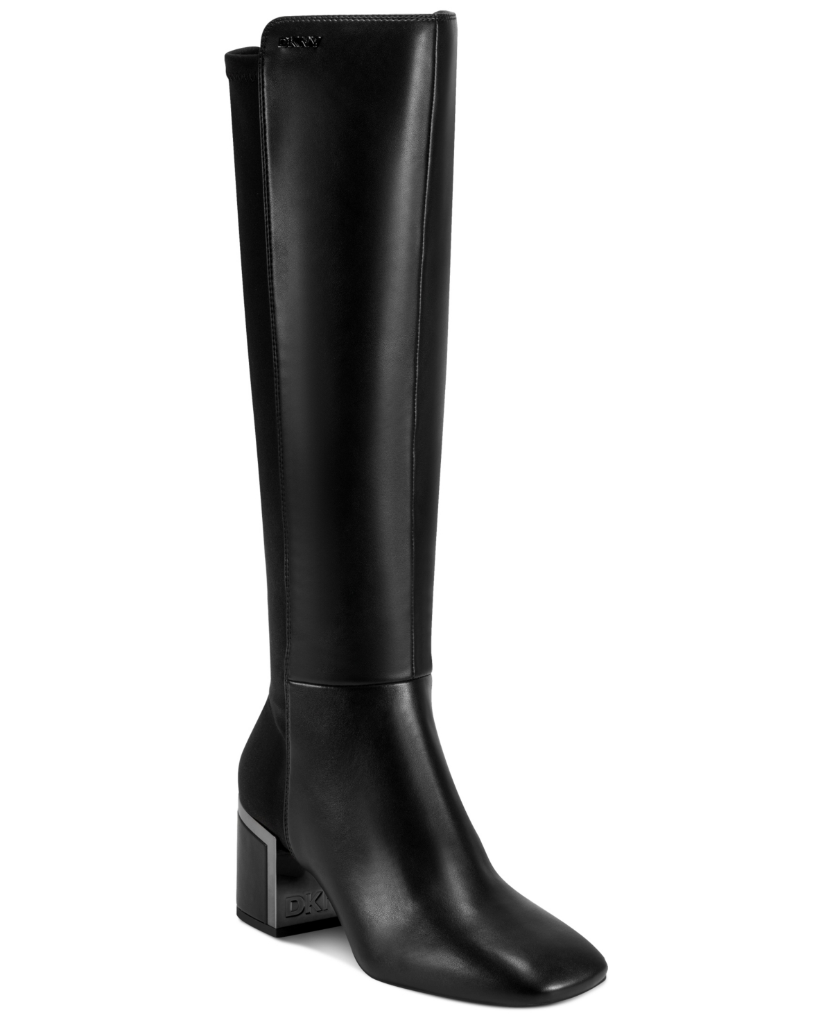 Click here for Dkny Womens Kamiah Tall Round Toe Boots - Black Na... prices