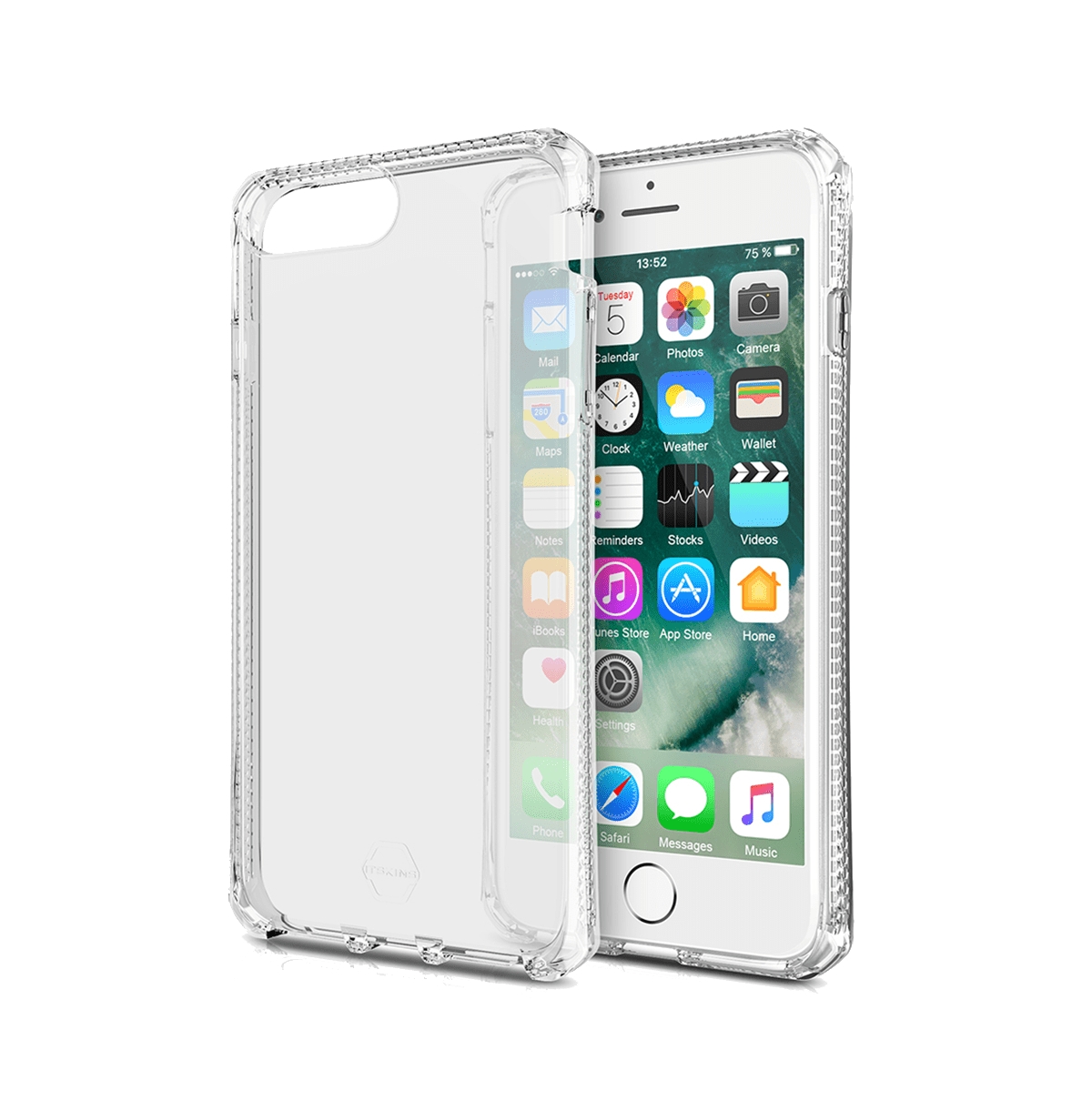 Click here for ITSkins Spectrum Clear Case for Apple iPhone 8 Plu... prices