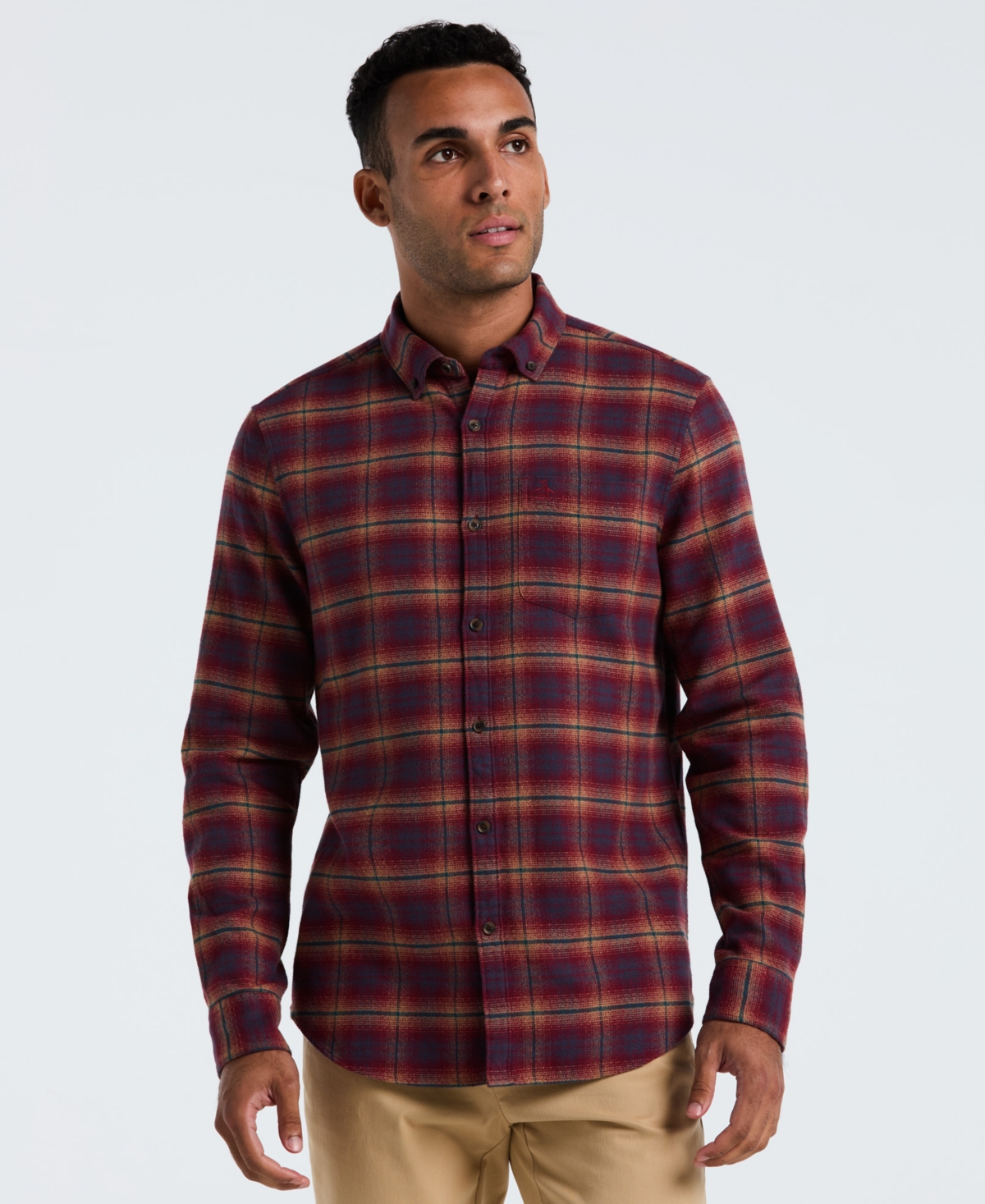 Click here for Original Penguin Mens Flannel Slim Fit Long Sleeve... prices