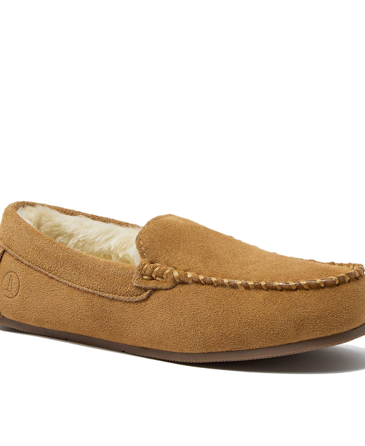 Click here for Lands End Womens Fuzzy Lined Suede Moccasin Slippe... prices